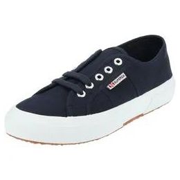 Sneaker Superga "Superga Sneaker Textil", Damen, Gr. 39, wei&szlig; (navy, wei&szlig;), Textil, Schuhe Sneaker
