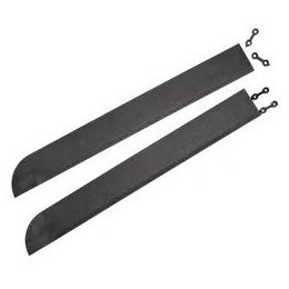 Klickfliesen-Eckleiste ANDIAMO "Terra Sol, Made in Swiss", schwarz, B:50mm L:430mm, Polyvinylchlorid (PVC), Hartbodenbel&auml;ge, idealer Fliesen-Abschluss