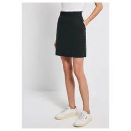 Minirock Street One, Damen, Gr. 44, gr&uuml;n (pine grove gr&uuml;n), Stoff, 95% Viskose, 5% Elasthan, unifarben, normal kniefrei, R&ouml;cke Minirock, mit Elastikbund
