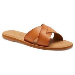 Sandale Roxy "Andreya", Damen, Gr. 8,5(39), braun (tan), Obermaterial:Obermaterial: 100% synthetisches PU / Futter: N/A / Au&szlig;ensohle: 100% TPR;, Schuhe Sandale