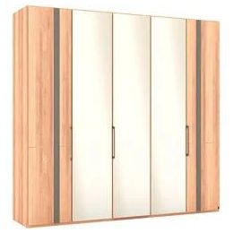 Kleiderschrank Musterring "Sorrent, Kleiderschrank, Schrank, teilmassiv Eiche", braun, B:250cm H:236cm, Schr&auml;nke, Kleiderschrank, T&uuml;ren Eiche massiv oder als Parsol-Bronze-Spiegel, verschiedene Ma&szlig;e