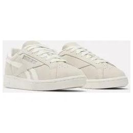 Sneaker Reebok CLASSIC "CLUB C GROUNDS UK", Damen, Gr. 42,5, beige (vintagechalk, chalk, sand), Leder, Synthetik, Schuhe Sneaker