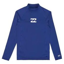 Rash Guard Billabong "Waves All Day", Kinder, Gr. M, schwarz cobalt, Obermaterial:85% Microfaser, 15% Elasthan;, Shirts