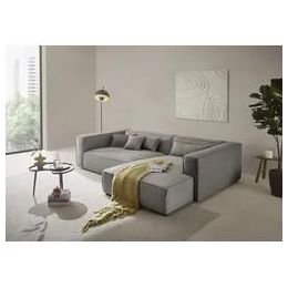 Ecksofa "PIARA XXL, Big-Sofa, Cord, Leinenoptik o. Strukturstoff, L-Form", grau (anthrazit), B:288cm H:66cm T:198cm, 100% Polyester, LeGer Home by Lena Gercke, Sofas, Ecksofa, wahlweise Ottomane rechts/links, Kedernaht, extra tiefe Sitzfl&auml;che