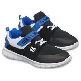 Sneaker DC Shoes "Heathrow Prestige Ev", Kinder, Gr. 5(36), schwarz-wei&szlig; (schwarz, wei&szlig;, blau), Obermaterial:Obermaterial: Textil (Mmf), Futter: Textil, Laufsohle: EVA;, Schuhe Sneaker