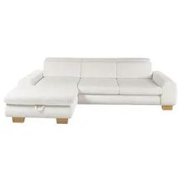 Ecksofa "SO 3400 Sitzh&ouml;he 47cm oder 49cm, Sitztiefe verstellbar, B/T: 307/195cm", grau (silber), B:307cm H:84cm T:195cm, 88% Polyester;12% Polyamid, SET ONE BY Musterring, Sofas, Ecksofa, Kopteil verstellbar, mit Bettfunktion, in Cord, silver, Sitzh&ouml;he 47