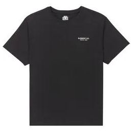 T-Shirt Element "Element Co", Jungen, Gr. 10(140-148cm), schwarz (flint schwarz), Obermaterial: 100% Walkfrottier;, Shirts T-Shirt