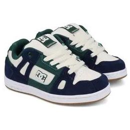 Sneaker DC Shoes "Stag", Kinder, Gr. 5(36), wei&szlig; (navy, wei&szlig;, gr&uuml;n), Obermaterial:45, 04% Synthetik + 34, 06% Leder + 20, 90% Microfaser;, Schuhe Sneaker