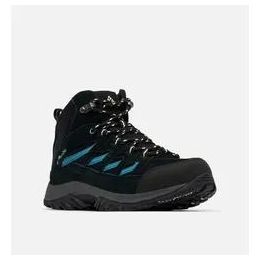 Wanderschuh Columbia "CRESTWOODTM MID WATERPROOF", Damen, Gr. 43, schwarz (schwarz, skylight), Mesh, Synthetik, Schuhe Wanderschuh, wasserdicht