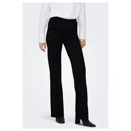Leggings Only "ONLPAIGE LIFE MW WIDE PANT CC TLR", Damen, Gr. S (36), L&auml;nge 32, schwarz, Jersey, Obermaterial: 65% Viskose, 30% Polyester, 5% Elasthan, unifarben, weit normal, Hosen Leggings