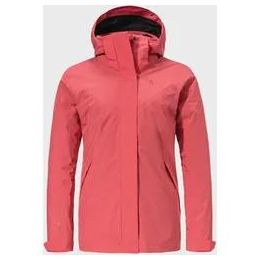 Sch&ouml;ffel Doppeljacke SCH&Ouml;FFEL "Hiking 3in1 Jacket Style Tamina WMS", Damen, Gr. 44, rosa (2675, rosa), Aussenjacke Oberstoff: Aussenseite: 100% Polyester; (Membran: Polyurethan); Futter: 100% Polyester; Futter: 100% Polyester Innenjacke Oberstoff: 100% Polyester; Wattierung: 100% Polyester, regular fit, hoch geschlossener Ausschnitt, Jacken