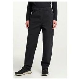 Cargohose Jack Wolfskin "YUMA CARGO PANTS W", Damen, Gr. 42, Normalgr&ouml;&szlig;en, schwarz, Obermaterial: 66% Polyester, 34% Baumwolle. Futter: 65% Polyester, 35% Baumwolle, Hosen Cargohose