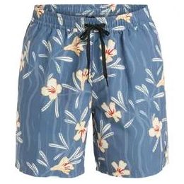 Boardshorts Quiksilver "Everyday Straight Volley 17", Herren, Gr. XS, china blau dusty floral, Obermaterial: 100% Microfaser;, Hosen