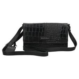 Umh&auml;ngetasche Burkely "Burkely Taschen Leder", Damen, Gr. onesize, schwarz, Leder, Taschen Umh&auml;ngetasche