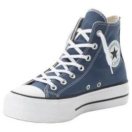 Sneaker Converse "CHUCK TAYLOR ALL STAR LIFT PLATFORM", Herren, Gr. 37, wei&szlig; (slacker blau, wei&szlig;, schwarz), Textil, Schuhe Sneaker