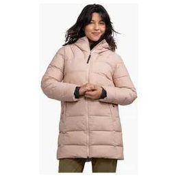 Sch&ouml;ffel Parka SCH&Ouml;FFEL "Ins Parka Style Boslix WMS", Damen, Gr. 42, rosa (pink), Obermaterial: 63% Nylon, 37% Baumwolle. Futter: 100% Polyester, Jacken Parka, wind- und wasserabweisend, mit zweifach verstellbarer Kapuze