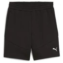 Sporthose Puma "Evostripe Shorts Herren", Damen, Gr. XXL, Normalgr&ouml;&szlig;en, schwarz, Obermaterial: 23% Polyester, 77% Baumwolle. Taschenfutter: 100% Baumwolle. Einsatz: 80% Baumwolle, 20% Polyester, unifarben, regular fit, Hosen Sporthose