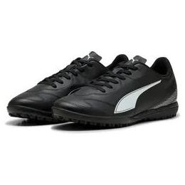 Fu&szlig;ballschuh Puma "VITORIA II TT", Herren, Gr. 42, schwarz-wei&szlig; (Puma schwarz, Puma wei&szlig;), Synthetik, Schuhe Fu&szlig;ballschuh, f&uuml;r synthetische Hartpl&auml;tze, mit Schn&uuml;rverschluss