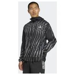 Laufjacke Adidas PERFORMANCE "ADI365 RUNNING REFLEKTIERENDE", Herren, Gr. XL, schwarz (schwarz, reflective silber), Obermaterial: 100% Polyamid, Jacken