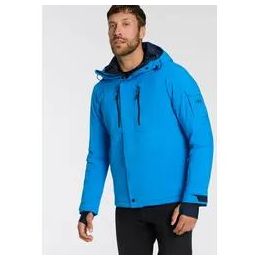 Winterjacke CMP, Herren, Gr. 52, blau (royal blau), Obermaterial: 100% Polyester. Futter: 100% Polyester. Wattierung: 100% Polyester, Jacken Winterjacke, wind- und wasserabweisend, mit Kunstfaserpolsterung