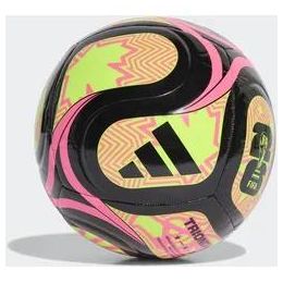 Fu&szlig;ball Adidas PERFORMANCE "FIFA -WELTMEISTERSCHAFT 26TM TRIONDA CLUB" Gr. 5, schwarz, lucid lemon, lucid pink, B&auml;lle, 5, 0,4 g, Synthetik, WM, B:22,3cm H:17,3cm T:22cm
