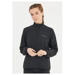 Laufjacke Endurance "Sylen", Damen, Gr. 46, schwarz, 100% Polyester, unifarben, normal, hoch geschlossener Ausschnitt, Jacken, Aus leichtem und atmungsaktivem Material