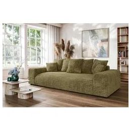 Big-Sofa Home Affaire "LAKESIDE 3-Sitzer Schlafsofa mit Bettkasten, Breite 256,5 cm", gr&uuml;n, B:256,5cm H:82cm T:122cm, 100% Polyester, Sofas, Big-Sofa, Liegefl&auml;che 168,5x195 cm, hoher Sitzkomfort, Ma&szlig;e B/T/H: 256/122/82cm