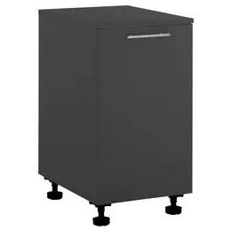 Sp&uuml;lenschrank LAUNDREEZY "Laundreezy, Sp&uuml;lenschrank BxHxT 50x92x68 cm", anthrazit matt, B:50cm H:92cm T:68cm, Holzwerkstoff, Schr&auml;nke, Sp&uuml;lenschrank, Breite 50cm, T&uuml;r L/R montierbar, Softclose, h&ouml;henverstellbare F&uuml;&szlig;e