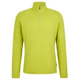 Sweatshirt Ziener "JELANO-Z midlayer man", Herren, Gr. 52, electric grass, Obermaterial: 88% Polyester, 12% Elasthan, Sweatshirts Sweatshirt