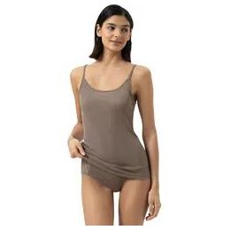 Unterhemd Mey "Wool Love", Damen, Gr. XXL/XXXL, N-Gr, beige (deep taupe), Obermaterial: 70% Schurwolle, 30% Seide, k&ouml;rpernah, Rundhals, Unterhemden Unterhemd, schmale Passform, Merino-Schurwolle, w&auml;rmend
