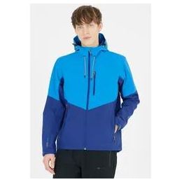 Softshelljacke WHISTLER "RODNEY", Herren, Gr. L, blau (hellblau), 100% Polyester, mehrfarbig, unifarben, normal, ohne Ausschnitt, Jacken Softshelljacke, mit wind- und wasserdichter Membran