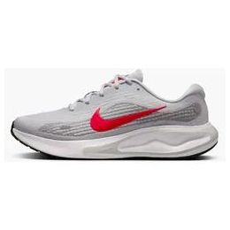 Laufschuh Nike "Journey Run", Herren, Gr. 47,5, pure platinum, bright crimson, wei&szlig;, schwarz, Synthetik, Textil, Schuhe Laufschuh