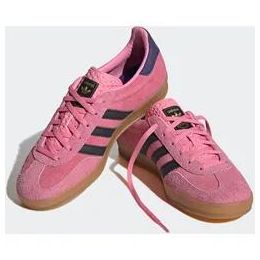 Sneaker Adidas ORIGINALS "GAZELLE INDOOR", Herren, Gr. 36, bliss pink, core schwarz, collegiate lila, Leder, Synthetik, Schuhe Sneaker, Topseller