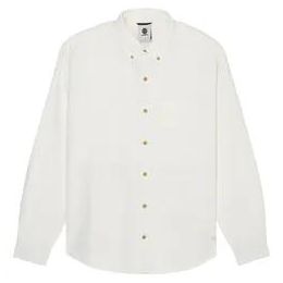 Langarmhemd Element "Button Down Regular Oxford", Herren, Gr. S, US-Gr&ouml;&szlig;en, oxford wei&szlig;, Obermaterial: 100% Walkfrottier;, Hemden