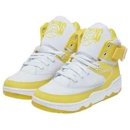 Trainingsschuh Ewing "Ewing Ewing 33 HI", Damen, Gr. 11, wei&szlig;, vibrant gelb, vibrant gelb, Leder, Schuhe