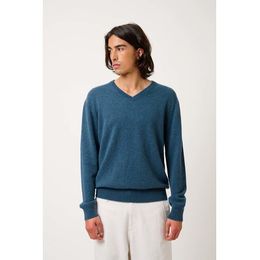 AUTHENTIC CASHMERE Kaschmir-Pullover "Agel" in Petrol - 65% | Gr&ouml;&szlig;e XL | Herren-plussize