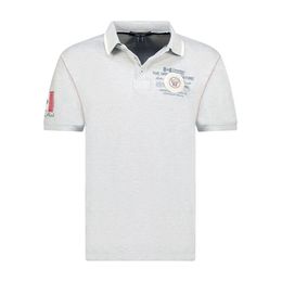 Canadian Peak Poloshirt "Kilsvikeak" in Grau - 68% | Gr&ouml;&szlig;e M | Herren-plussize