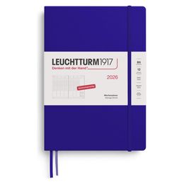 LEUCHTTURM1917 Wochenplaner 2026 in Blau - B5 - 14% | Buero-schulbedarf