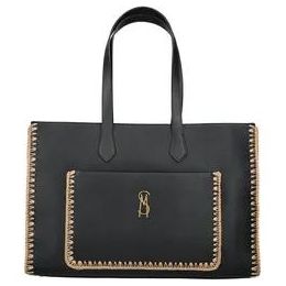 Shopper Steve Madden "Steve Madden Taschen Lederimitat", Damen, Gr. onesize, schwarz, gold, Lederimitat, Taschen Shopper