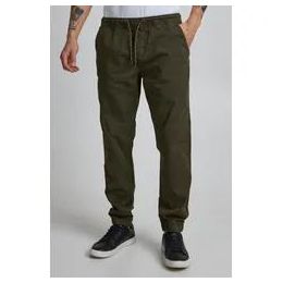Chinohose Blend "BHNimbu", Herren, Gr. M, US-Gr&ouml;&szlig;en, forest night, Web, 97% Baumwolle, 3% Elasthan, unifarben, regular fit kn&ouml;chellang, Hosen Chinohose, Stoffhose mit elastischem Bund und geradem Beim - Baggy Fit