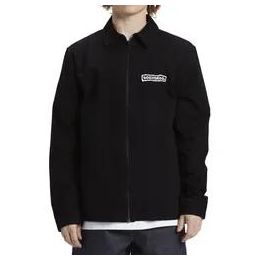 Langarmhemd DC Shoes "Carbon", Herren, Gr. M, US-Gr&ouml;&szlig;en, schwarz, Obermaterial:100% Walkfrottier;, Hemden