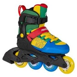 Inlineskates Powerslide "Rocket Motley adj." Gr. 33, bunt, Inlineskates_Rollschuhe, Kinder, 33/36 (bis 80 kg), Kunststoff