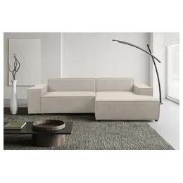 Ecksofa WERK2 "Trento, elegant & zeitlos, Breite 268cm, pflegeleichte Bez&uuml;ge, L-Form", beige, B:268cm H:70cm T:163cm, 100% Polyester, Sofas, Ecksofa, Trento &ndash; Sofa mit Eleganz, Komfort und klaren Linien f&uuml;r jeden Raum