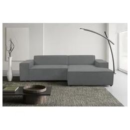 Ecksofa WERK2 "Trento, elegant & zeitlos, Breite 268cm, pflegeleichte Bez&uuml;ge, L-Form", grau, B:268cm H:70cm T:163cm, 100% Polyester, Sofas, Ecksofa, Trento &ndash; Sofa mit Eleganz, Komfort und klaren Linien f&uuml;r jeden Raum