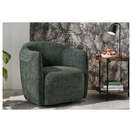 Jockenh&ouml;fer Loungesessel JOCKENH&Ouml;FER GRUPPE "Nigel, B: 79 cm, Sitzh&ouml;he: 43 cm", gr&uuml;n, B:79cm H:74cm T:74cm, Sessel, 360 Drehfunktion, Chenillebezugsstoff, kompaktes Stellma&szlig;