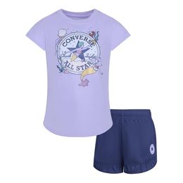 Converse 2tlg. Outfit in Lila/ Dunkelblau - 54% | Gr&ouml;&szlig;e 86/92 | Baby-shirts