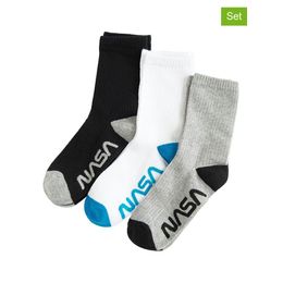 COOL CLUB 3er-Set: Socken in Wei&szlig;/ Schwarz/ Grau - 44% | Gr&ouml;&szlig;e 31-33 | Kinder-socken-strumpfhosen