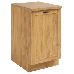 Unterschrank Home Affaire "Teramo", natur, B:50cm H:85cm T:60cm, Massivholz, Schr&auml;nke, Unterschrank, Breite 50 cm, 1 T&uuml;r, 1 Einlegeboden