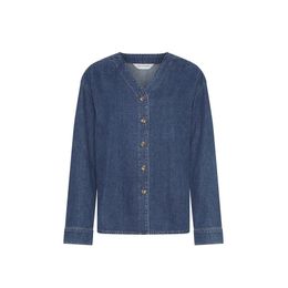 MOSS COPENHAGEN Jeansbluse "Elena" in Dunkelblau - 53% | Gr&ouml;&szlig;e XL | Damen-blusen