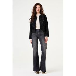 Garcia Jeans - Straight fit - in Anthrazit - 68% | Gr&ouml;&szlig;e W29 | Damenjeans